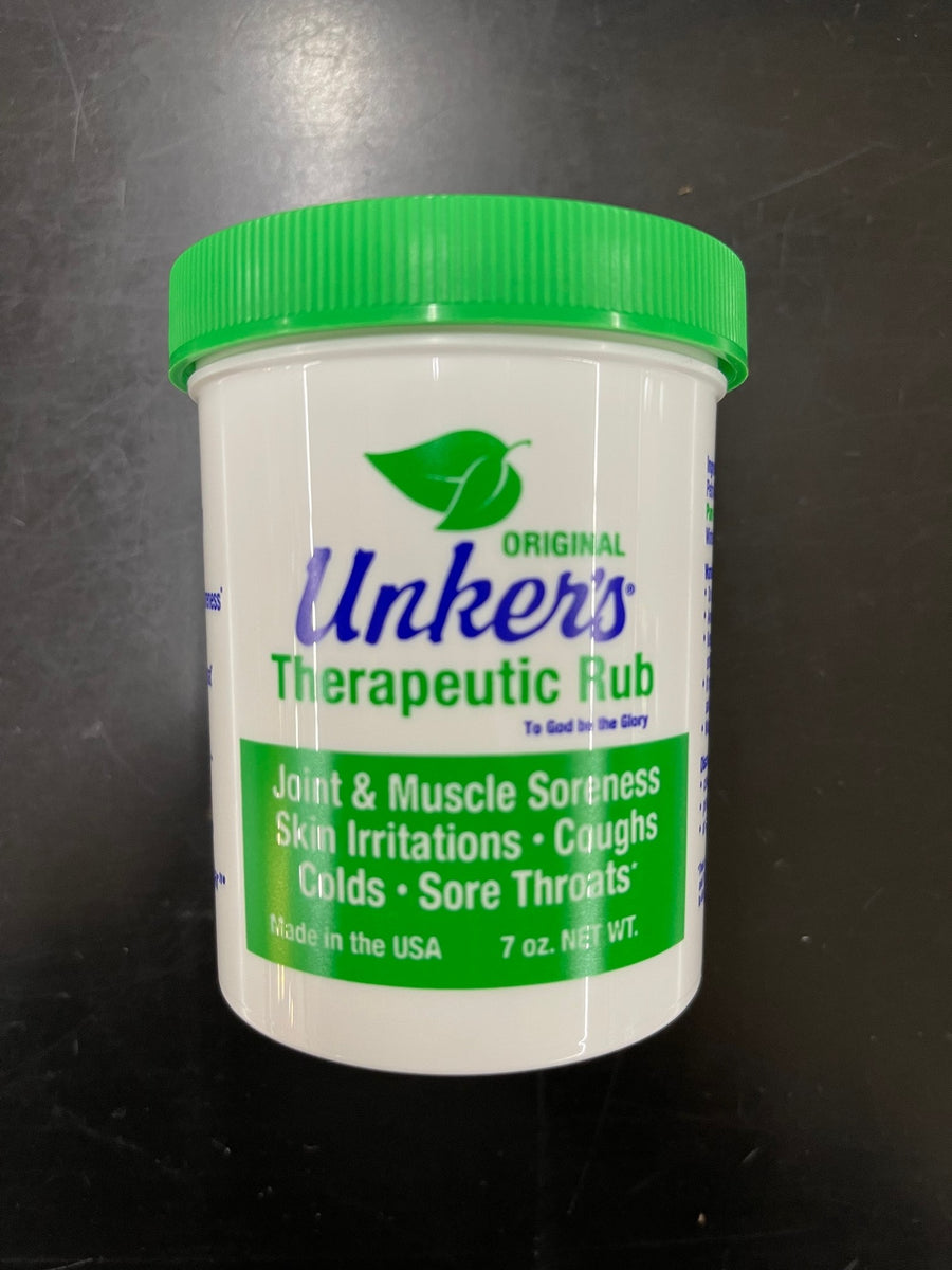 Unker's Therapeutic Rub – Old World Amish