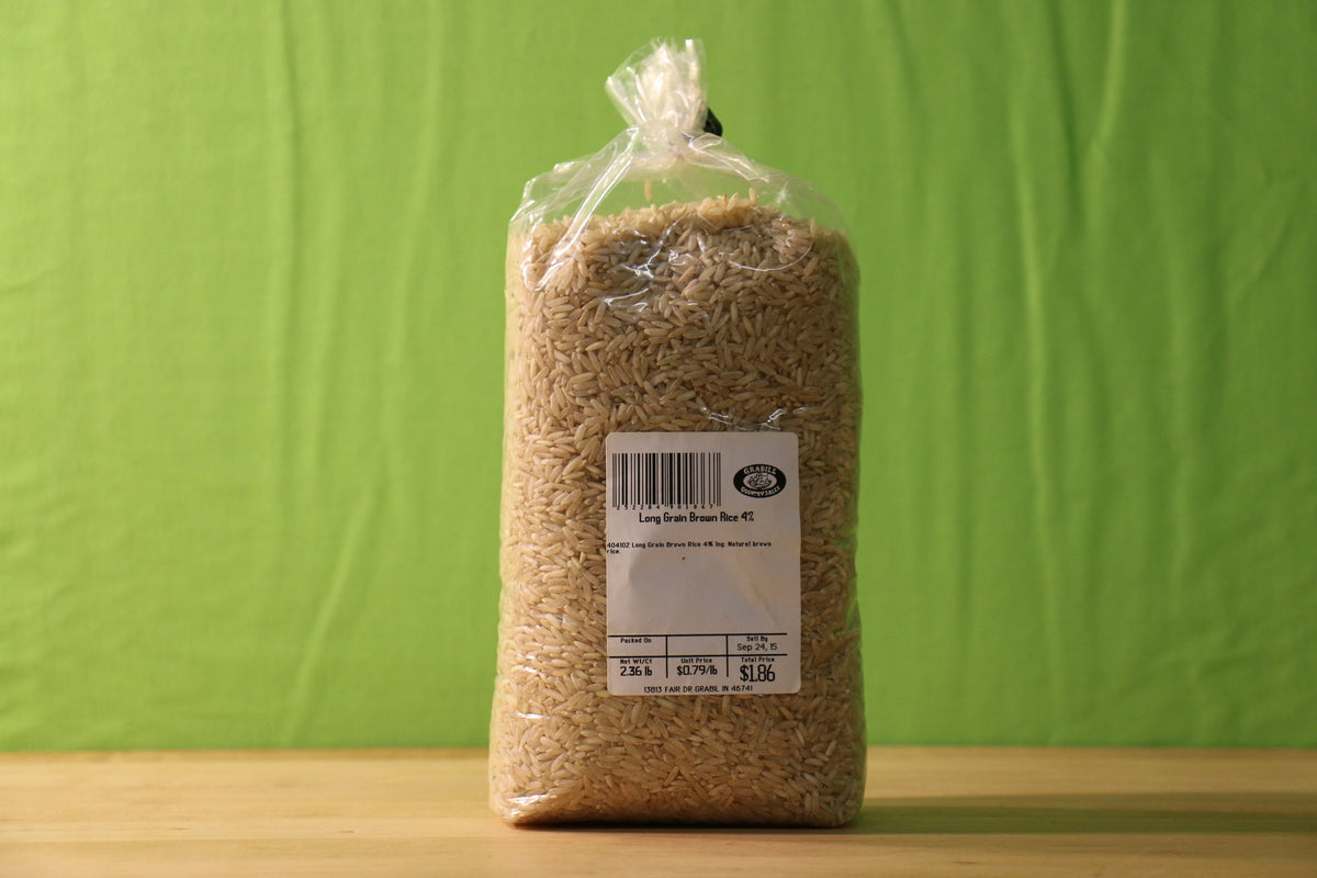 Long Grain Brown Rice – Old World Amish
